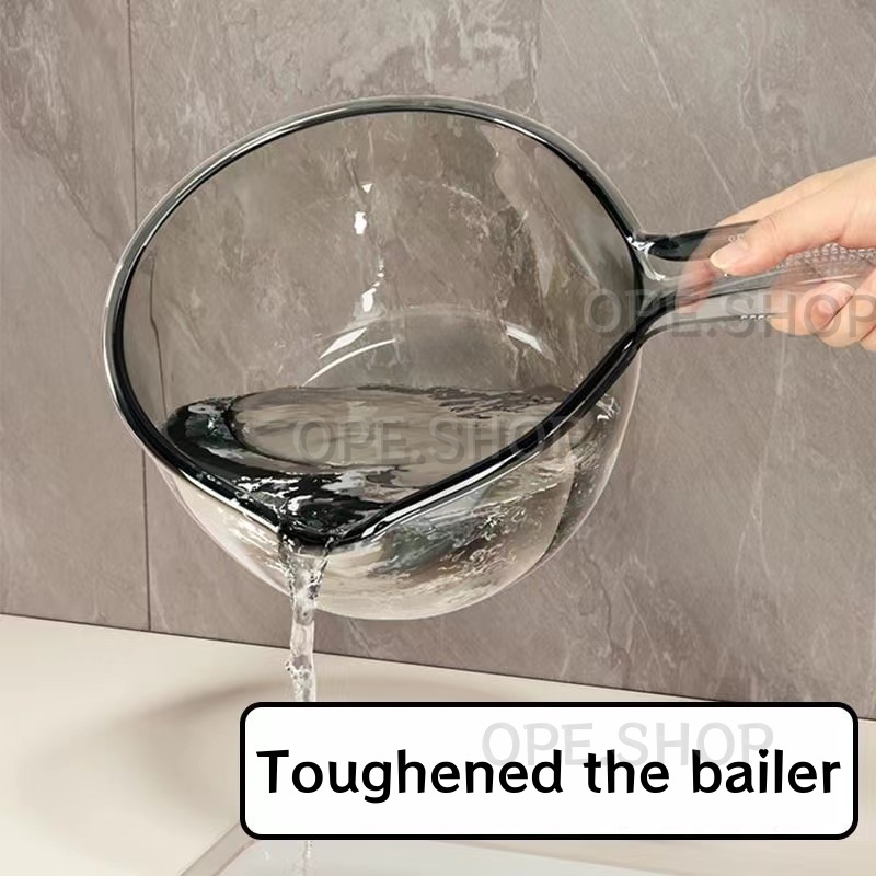 OPE Japanese Water Dipper Clear Tabo Aesthetic Transparent Scooper ...