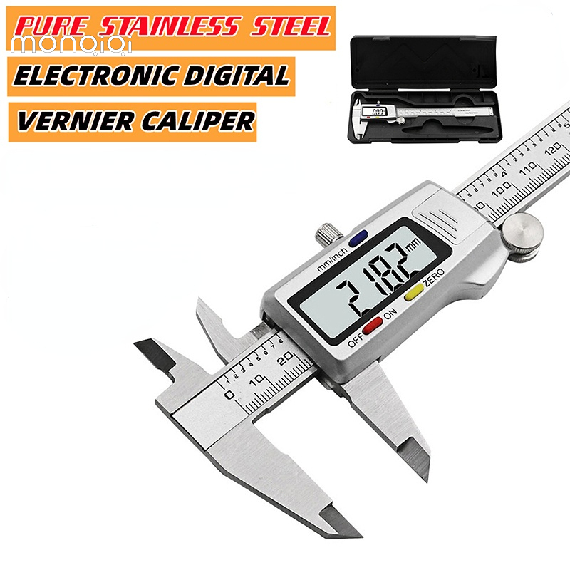 【Ship from Manila】Pure Stainless Steel 0-150mm 6Inch Digital Calipers ...