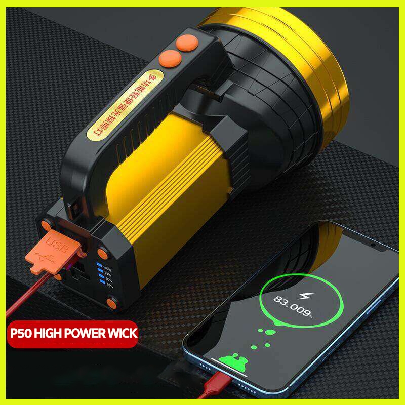 heavy duty flashlight rechargeable waterproof super bright flashlight ...