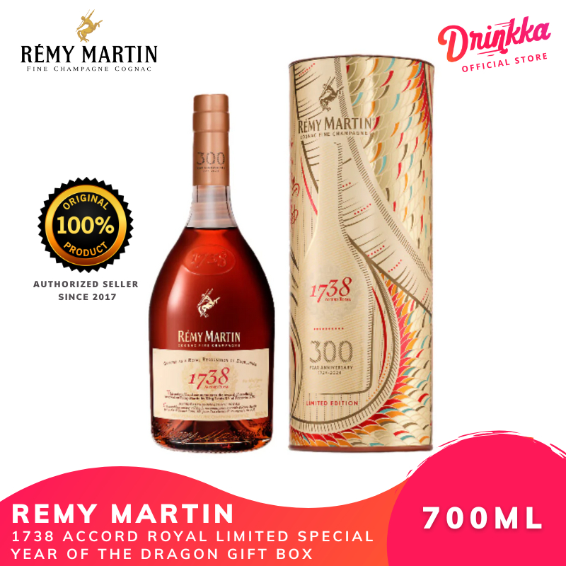 Remy Martin 1738 Accord Royal 700ml Limited Special Year of The Dragon ...