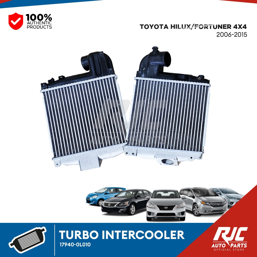 TURBO INTERCOOLER TOYOTA HILUX/FORTUNER 4X4 2006-2015 17940-0L010 1pc | Shopee Philippines