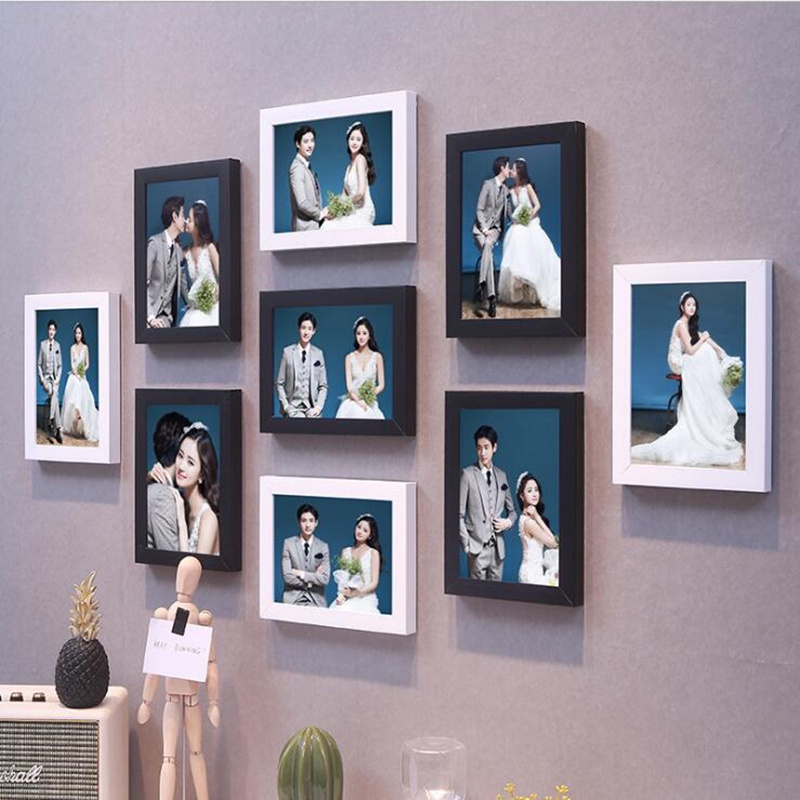 9Pcs 7 inch Picture Frames for Wall Photo Set picture frame wall decor ...