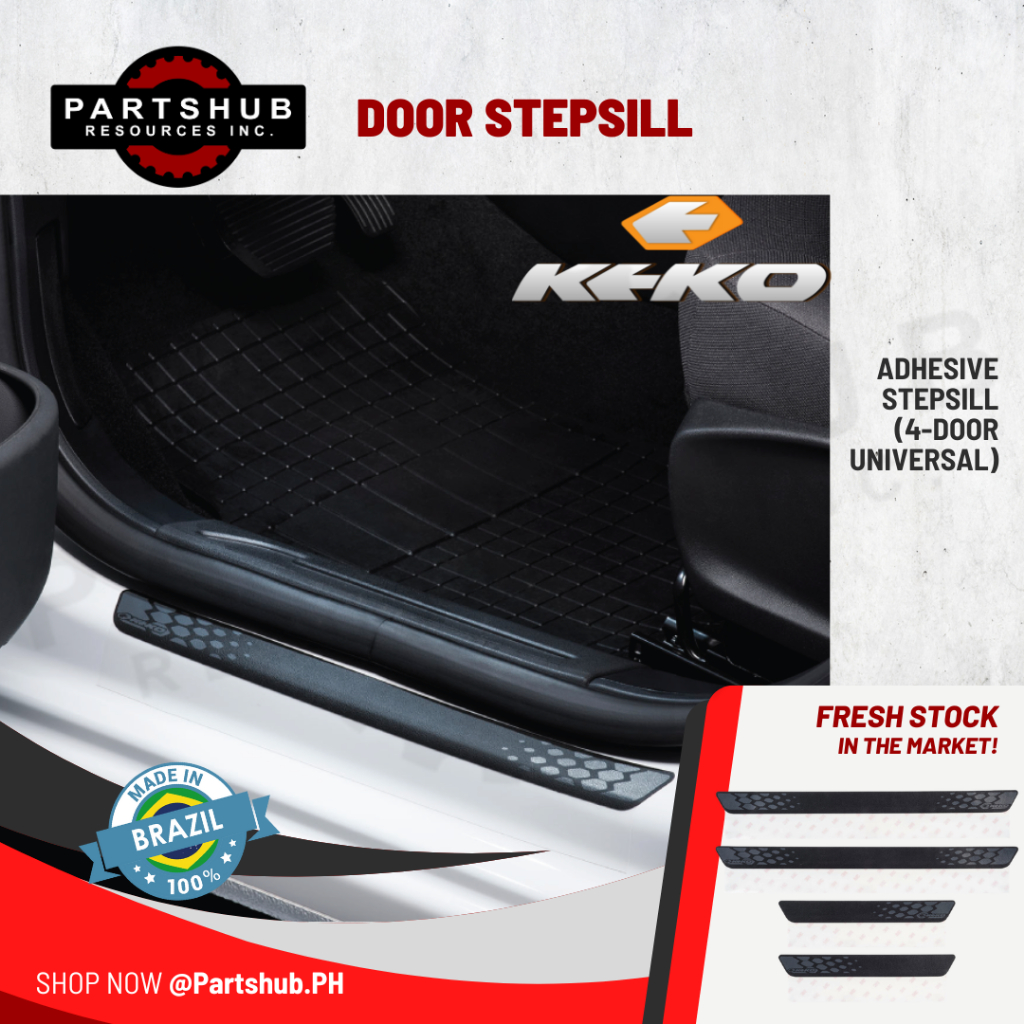 KEKO DOOR STEP SILL ADHESIVE PROTECTOR K868 (4-DOOR UNIVERSAL) | Shopee Philippines