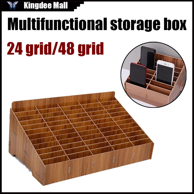 24/48 Grid Cell Phone Storage Box Display Box For Classroom Office ...