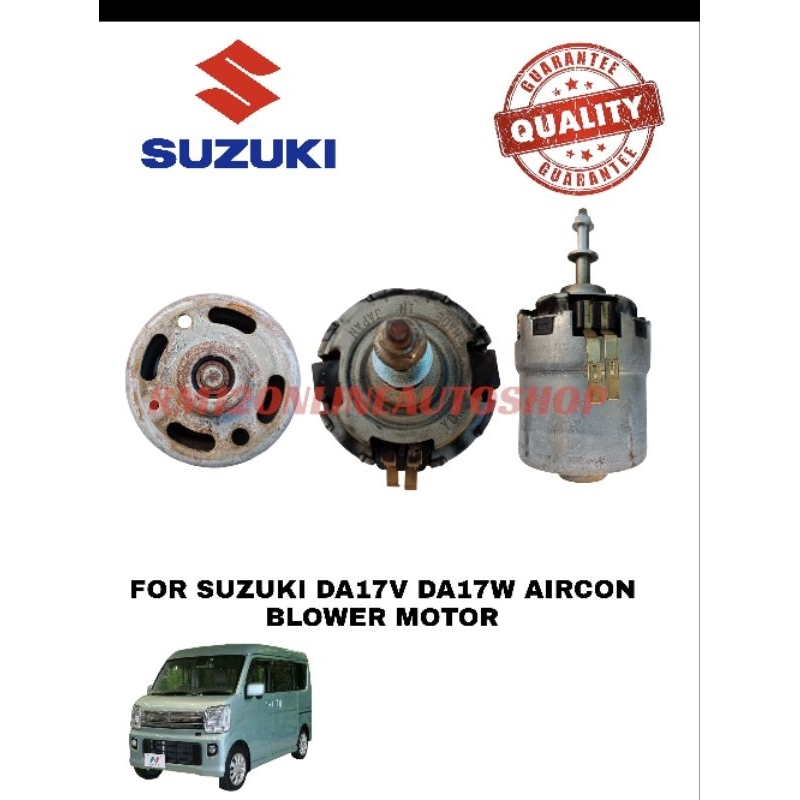 AIRCON BLOWER MOTOR FOR SUZUKI DA17V DA17W JAPAN SURPLUS | Shopee ...