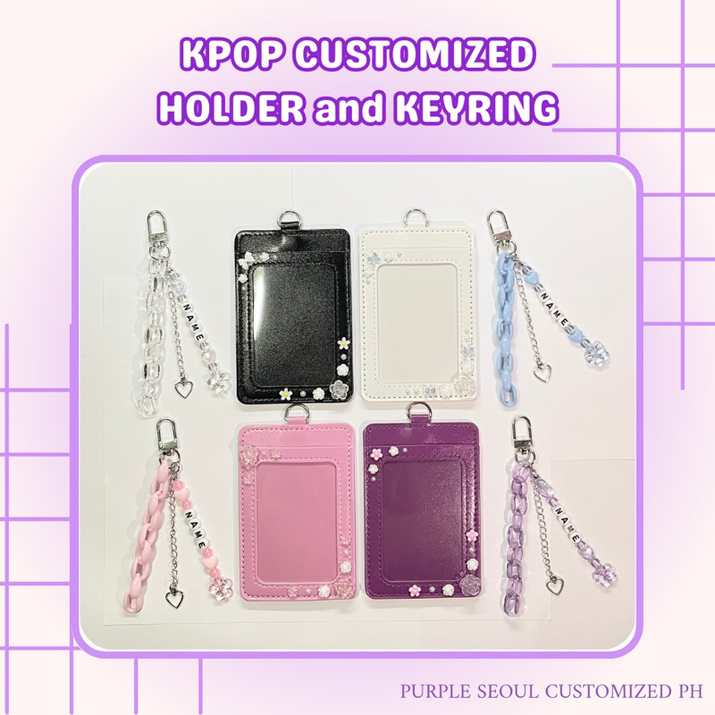 KPOP CUSTOMIZED PHOTOCARD HOLDERS AND KEYRINGS | Shopee Philippines