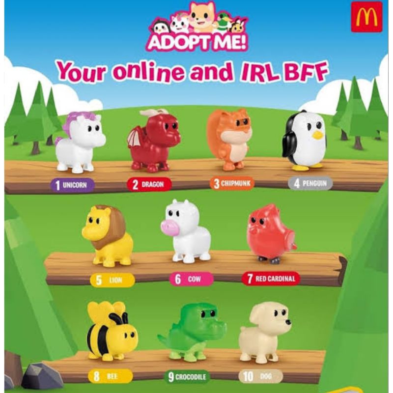 BOXMANIA --- Mc D0nalds x Adopt Me Happy Meal Toy | Shopee Philippines