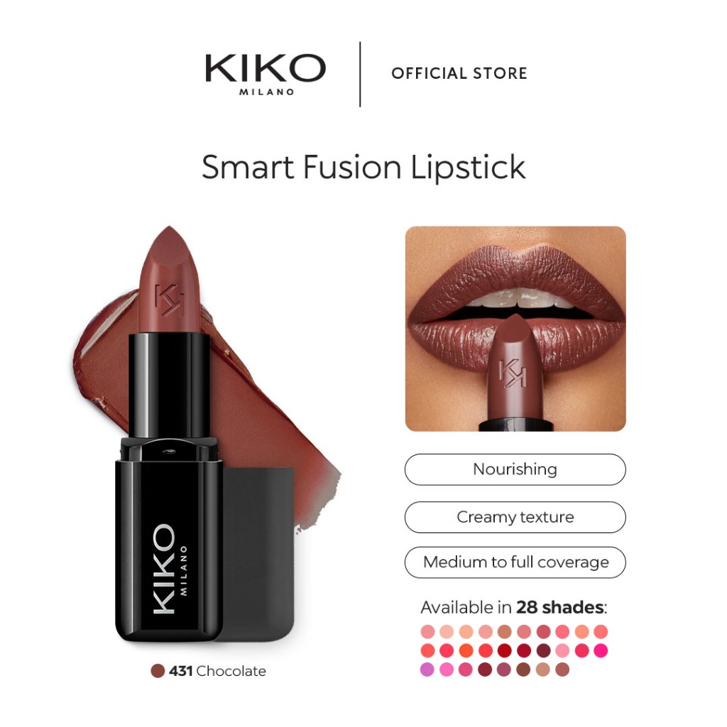 KIKO Milano Smart Fusion Lipstick | Shopee Philippines