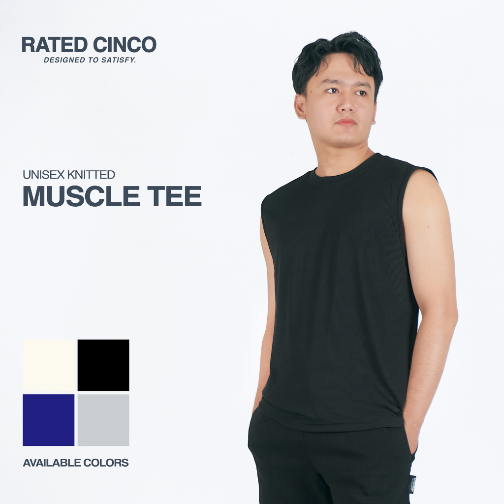 Muscle tee sando | Plain sleeveless tank top | Gym Workout Summer beach ...