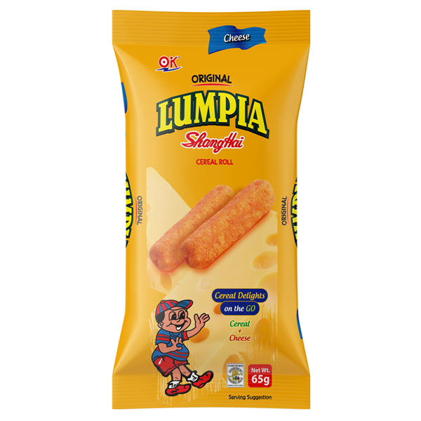 OK ORIGINAL LUMPIA CEREAL ROLL 65g Cereal Delights snacks | Shopee ...