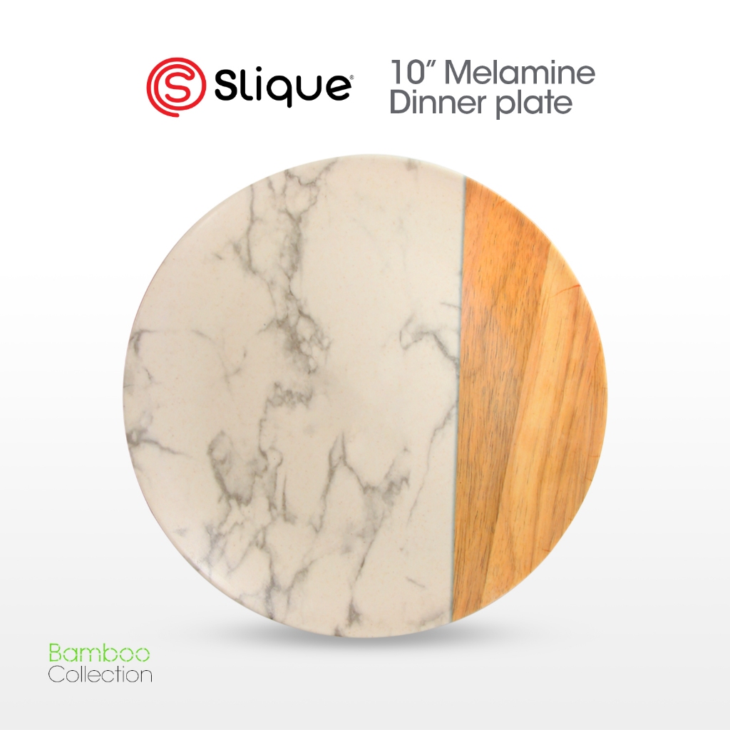 SLIQUE Premium Melamine Dinner Plate, Serving Plate, Dessert Plate ...