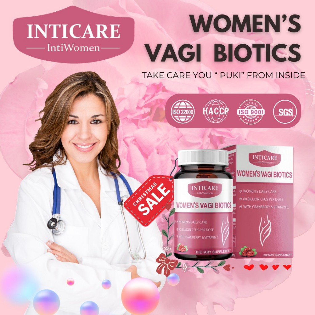 INTICARE WOMEN'S VAGI BIOTICS - Probiotics Supplement - With Cranberry ...