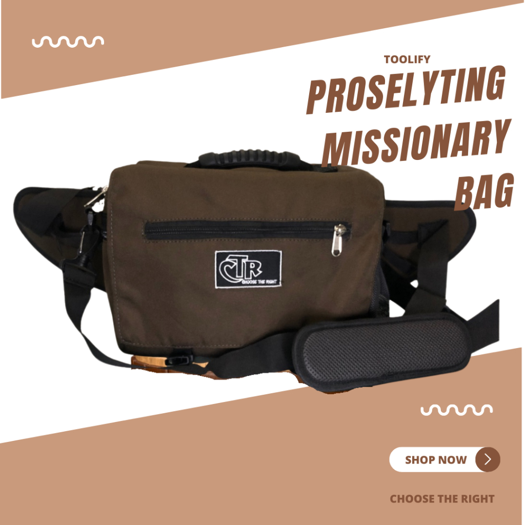 Proselyting Missionary Bags | Choose The Right | Shopee Philippines