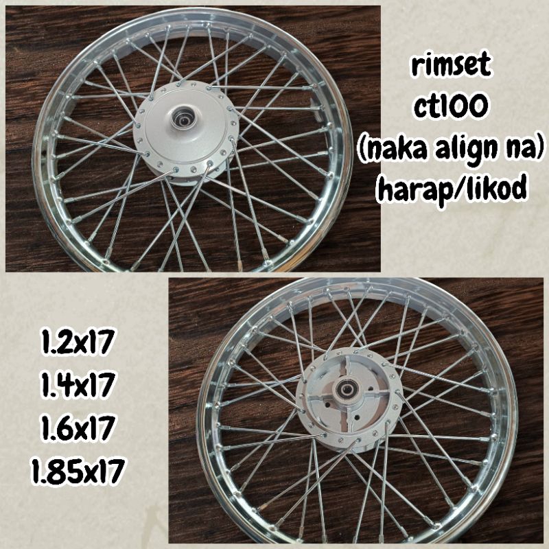 CT100 / BAJAJ ct100 rimset assymbly(sold per pc) | Shopee Philippines