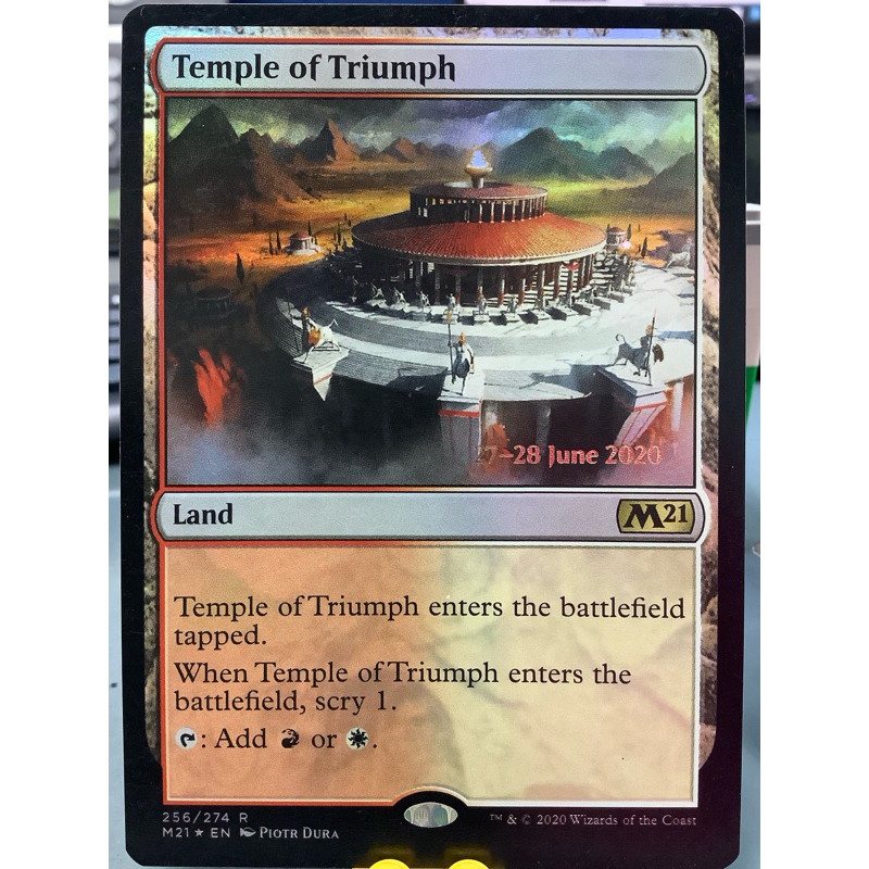 MAGIC: The Gathering - Temple of Triumph (Core Set 2021) | Shopee ...