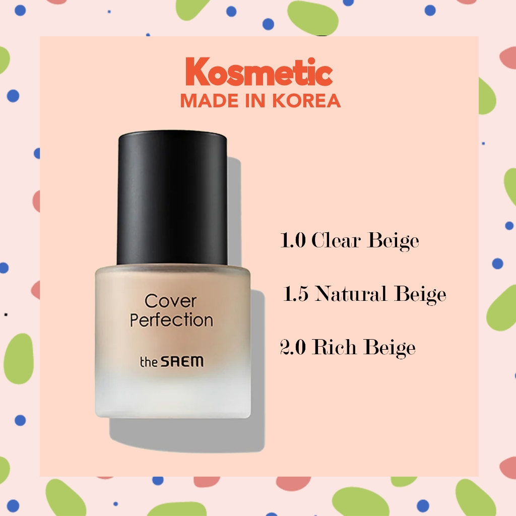 [THE SAEM] Cover Perfection Concealer Foundation 15ml | Shopee Philippines