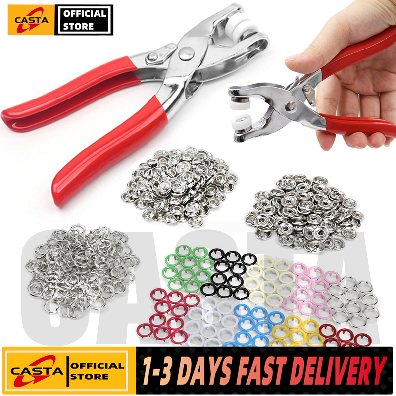 Colorful Hollow Snap Pliers Automatic Grommet Eyelet Pliers Five-Claw ...