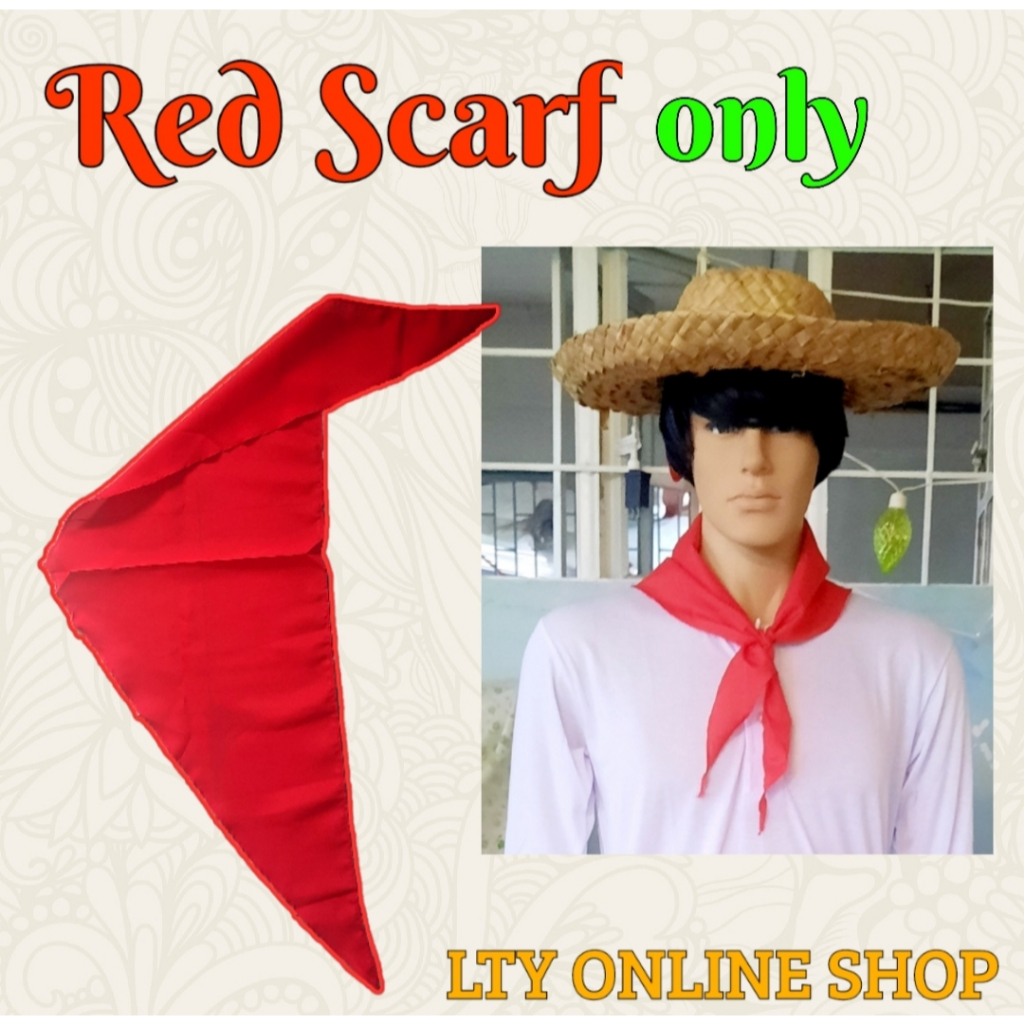SCARF RED / BLUE / YELLOW / GREEN PANYO KATIPUNERO / MAGSASAKA COSTUME ...