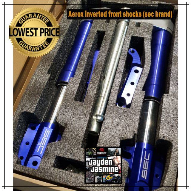 Aerox inverted front shocks (sec brand) | Shopee Philippines