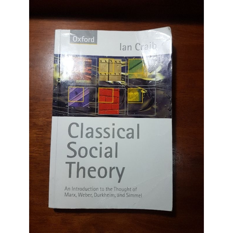 Classical Social Theory by Ian Craib | Shopee Philippines