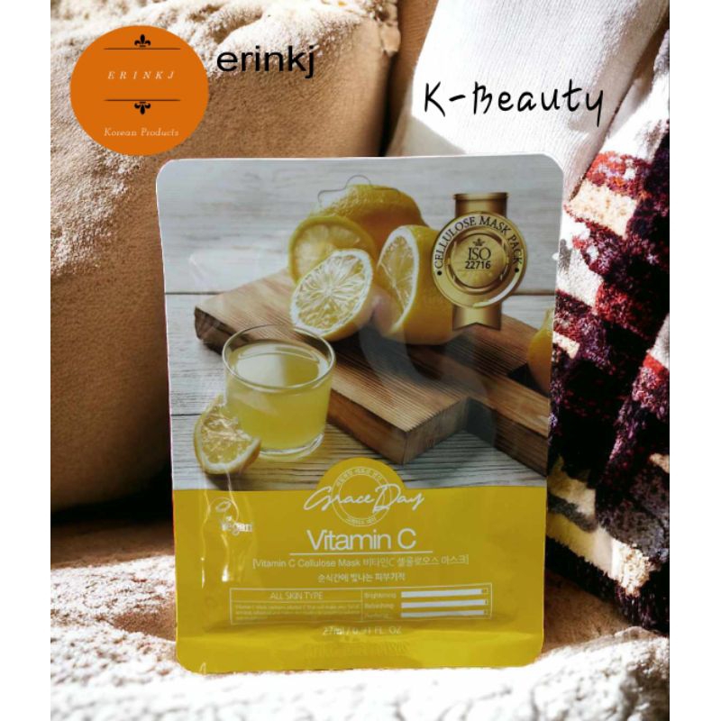 Grace Day Vitamin C Mask pack 27ml 1 pcs | Shopee Philippines