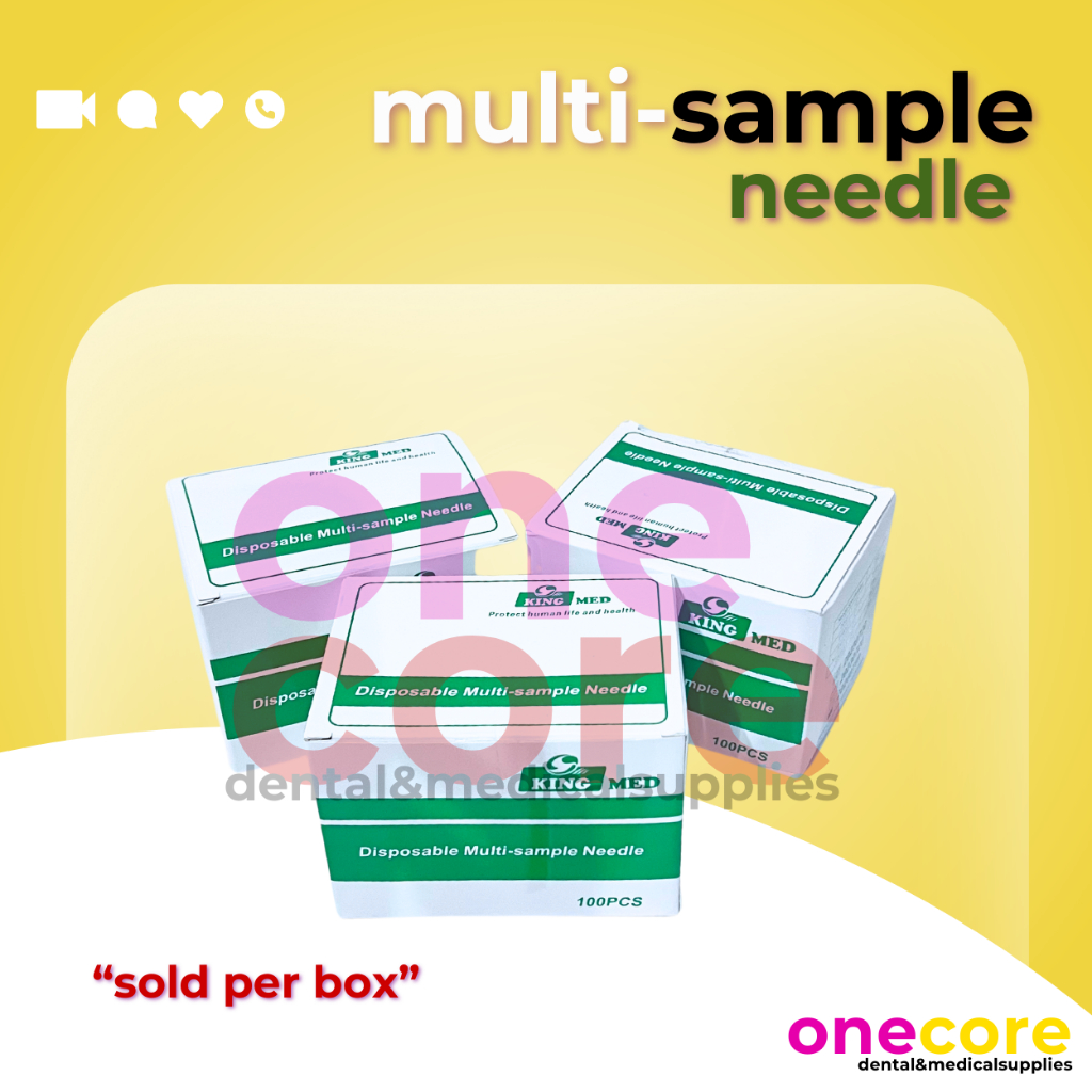 Kingmed Multisample Needle (Sold per Box) | Shopee Philippines