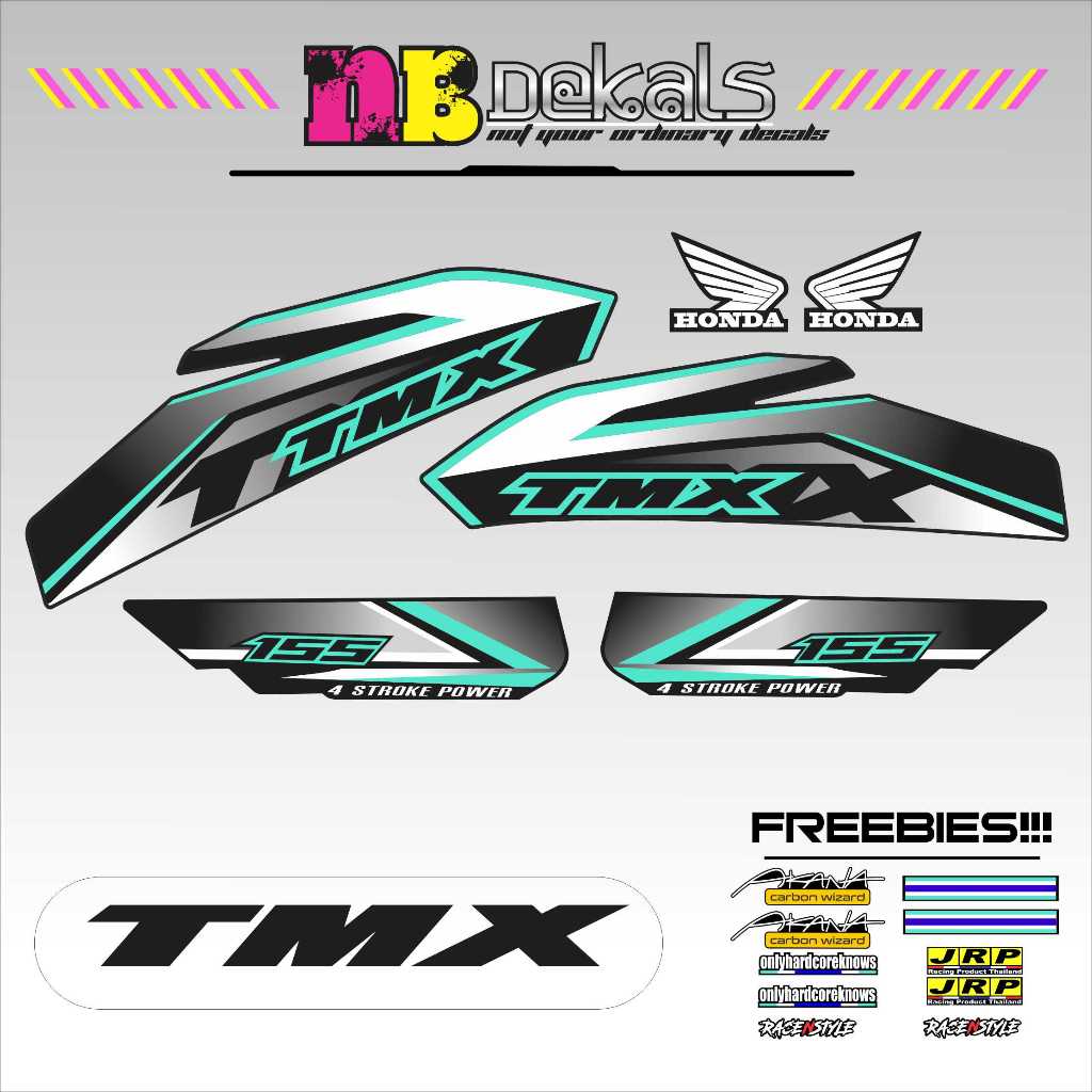 TMX 155 ASERO STOCK DECALS | Shopee Philippines