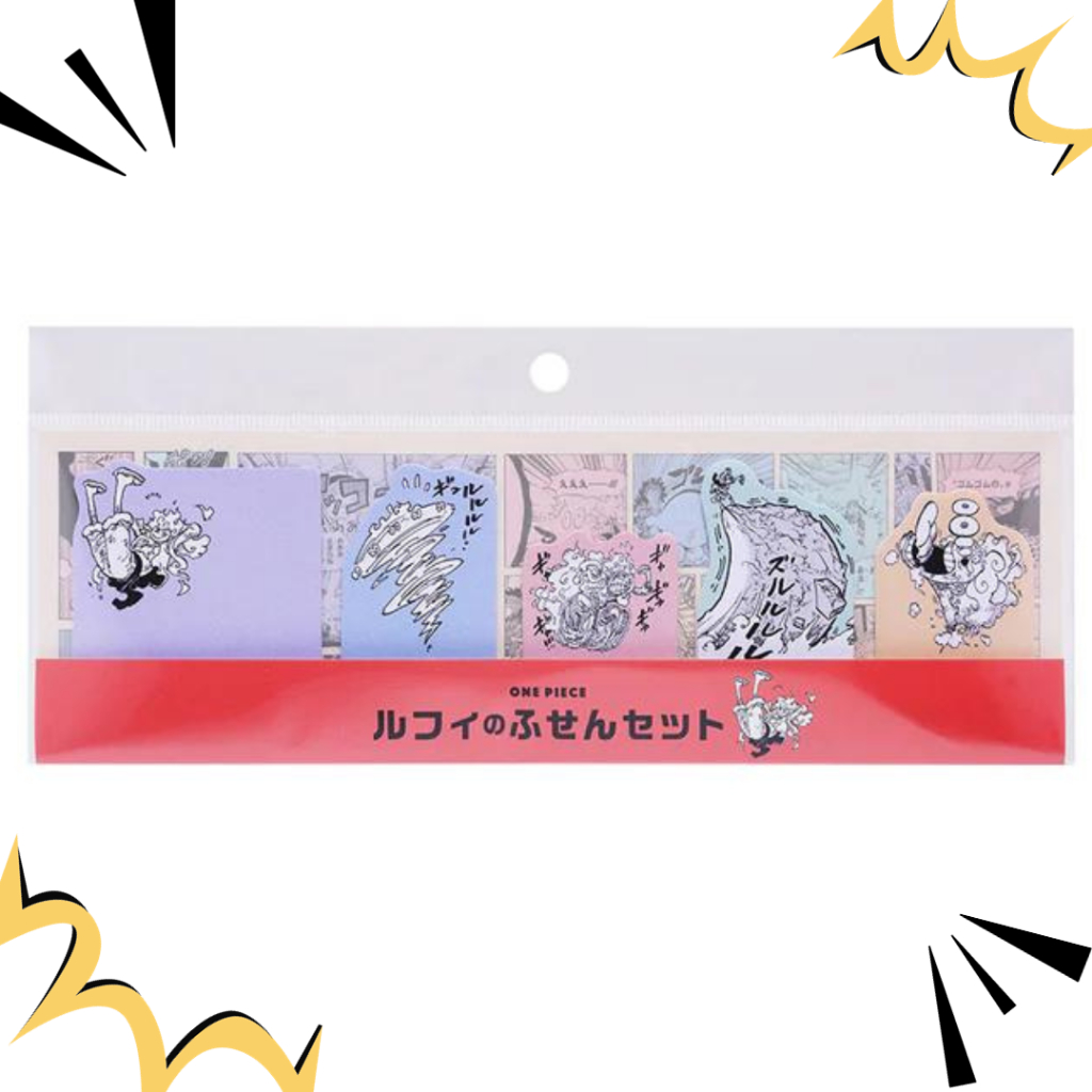 ONE PIECE" Luffy's Fusen Set. Sticky notes. JUMP SHOP.Direct from Japan ...