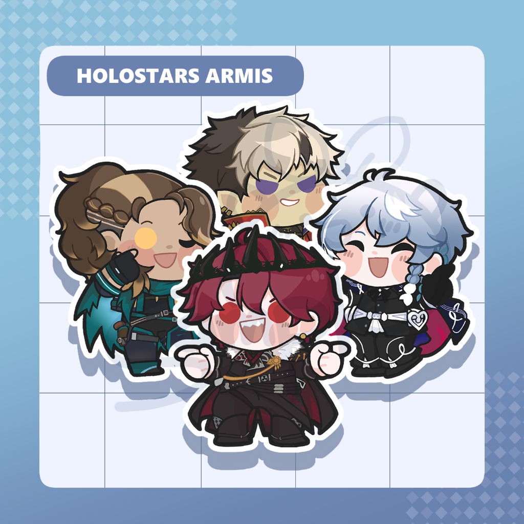 Holostars English ARMIS Laminated Vinyl Stickers┃nimica shop | Shopee ...