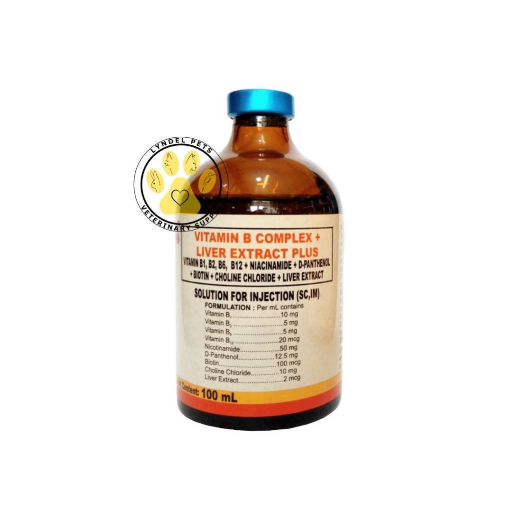 NUTRIVET Vitamin B complex + Liver Extract (100 ml) FOR LARGE AND SMALL ...