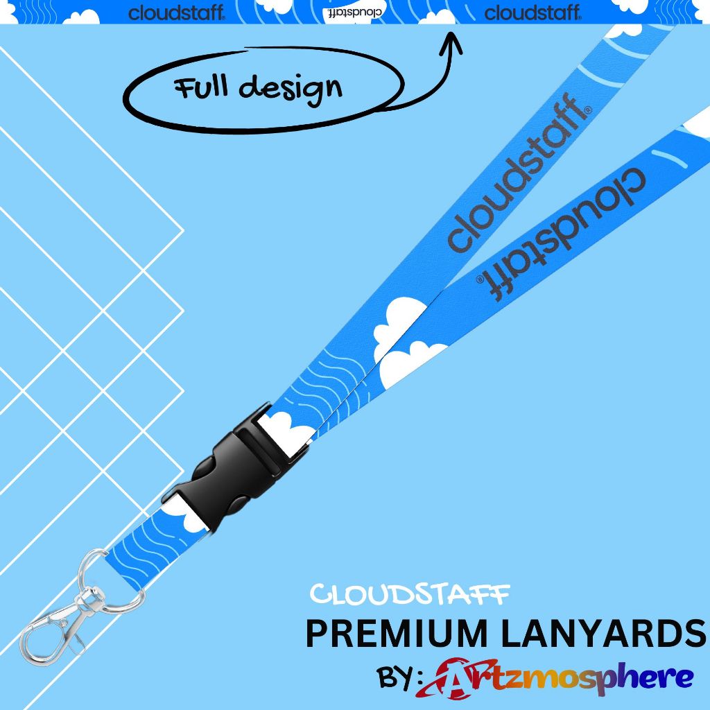 cloudstaff BPO premium detachable lanyards | Shopee Philippines