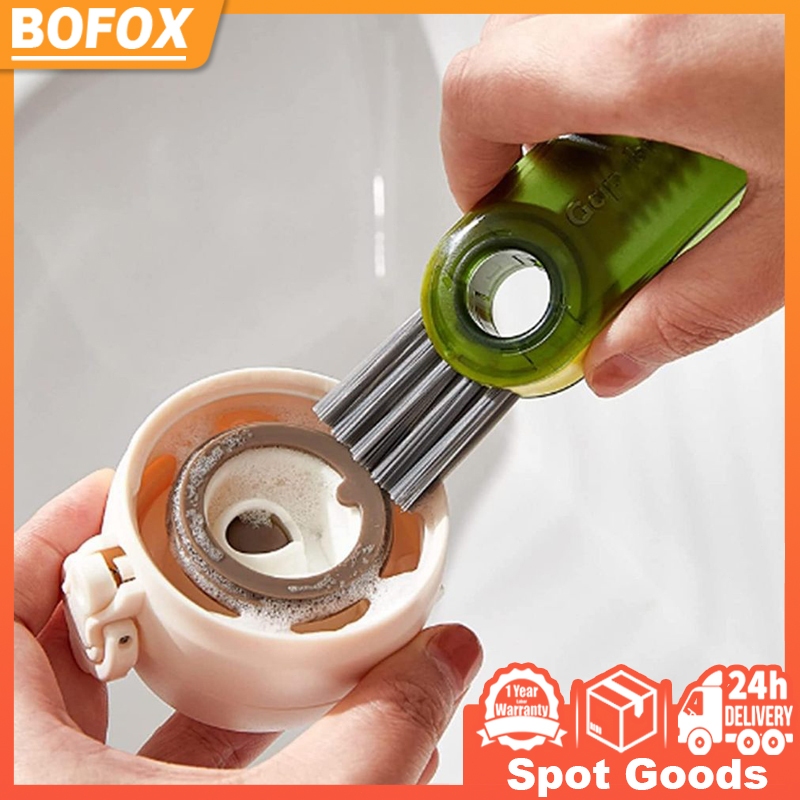 Multifunctional Mini Groove Gap Cleaner Brush Rotatable 3-in-1 U-shaped ...