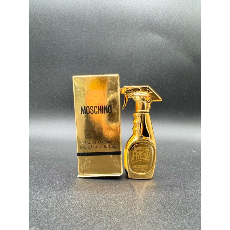Original Moschino Fresh Gold Couture 5ml EDP | Shopee Philippines