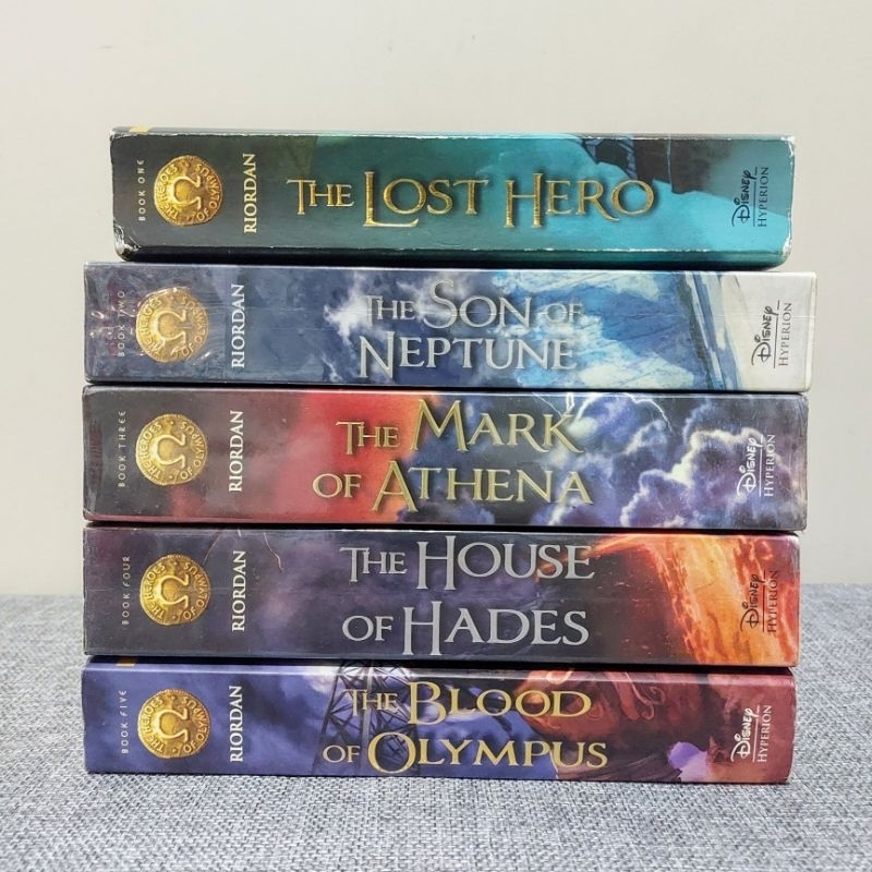 The Heroes Of Olympus Book Series (Secondhand book) | Shopee Philippines