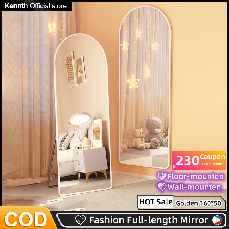 Full-length Mirror Whole Body Mirror HD 160*50cm,Fashionable Arched ...