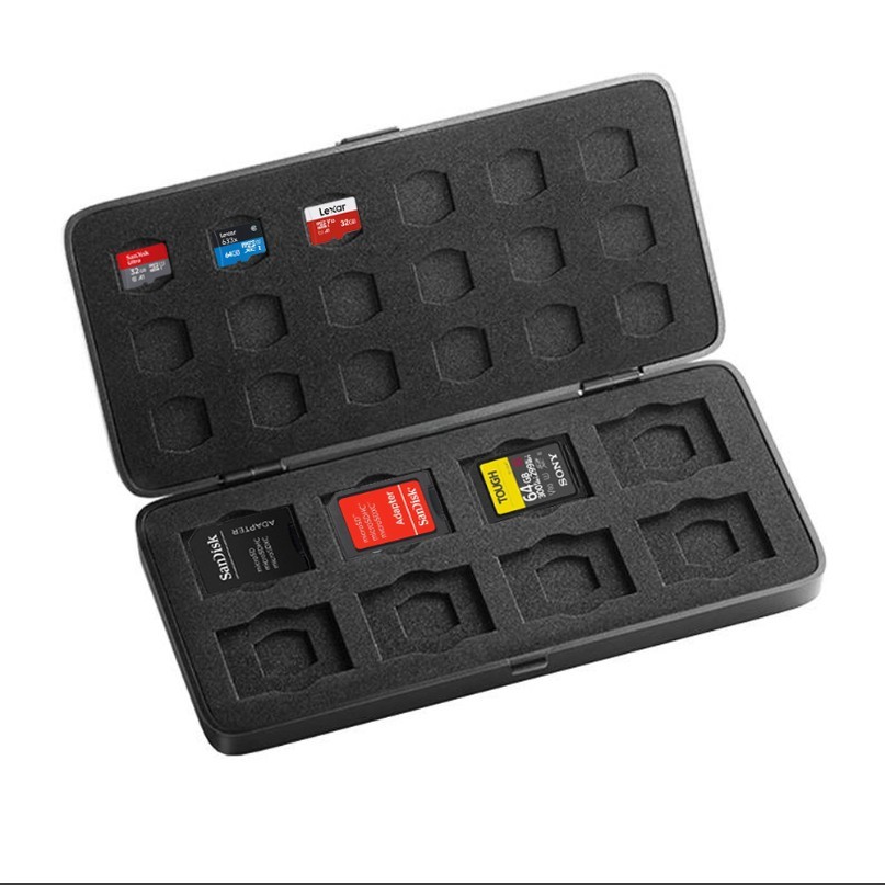 ORICO 26 TF + 8 SD Card Slots Data Storage Case Box Dustproof, Anti ...