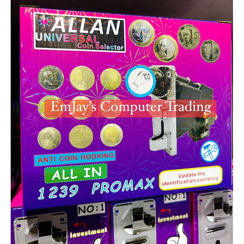 ALLAN 1239 Promax Universal Coinslot Anti-Hook also available accepts ...