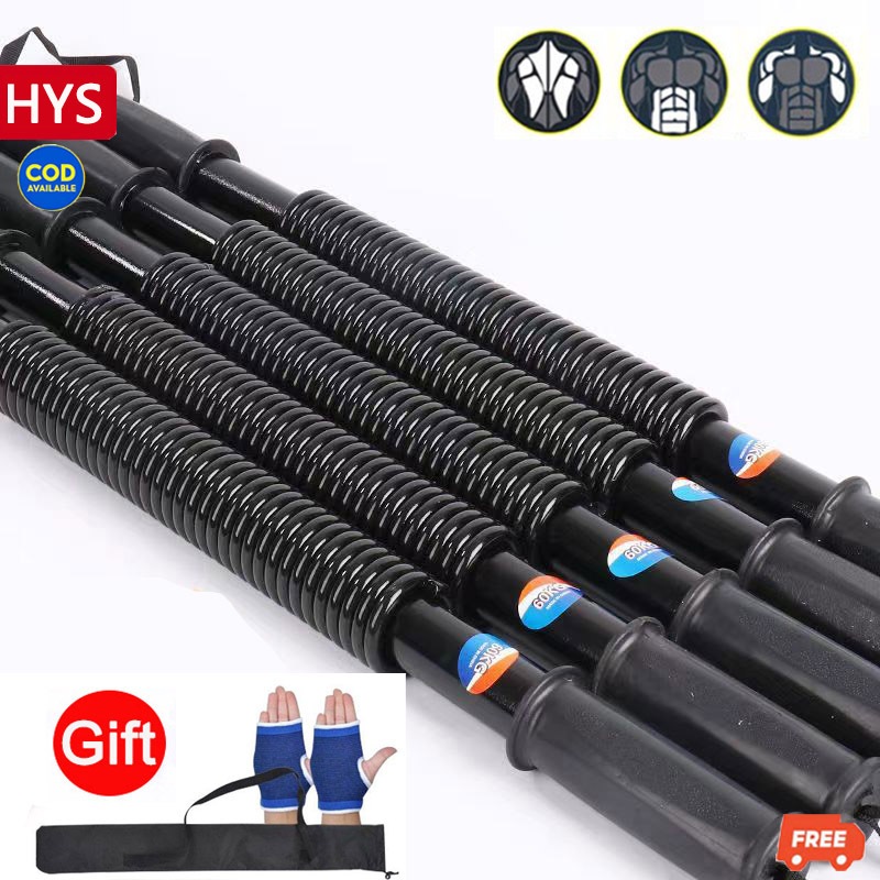 Power Twister Bar Spring Arm Strength Hand Gripper Resistance Bend Bar ...