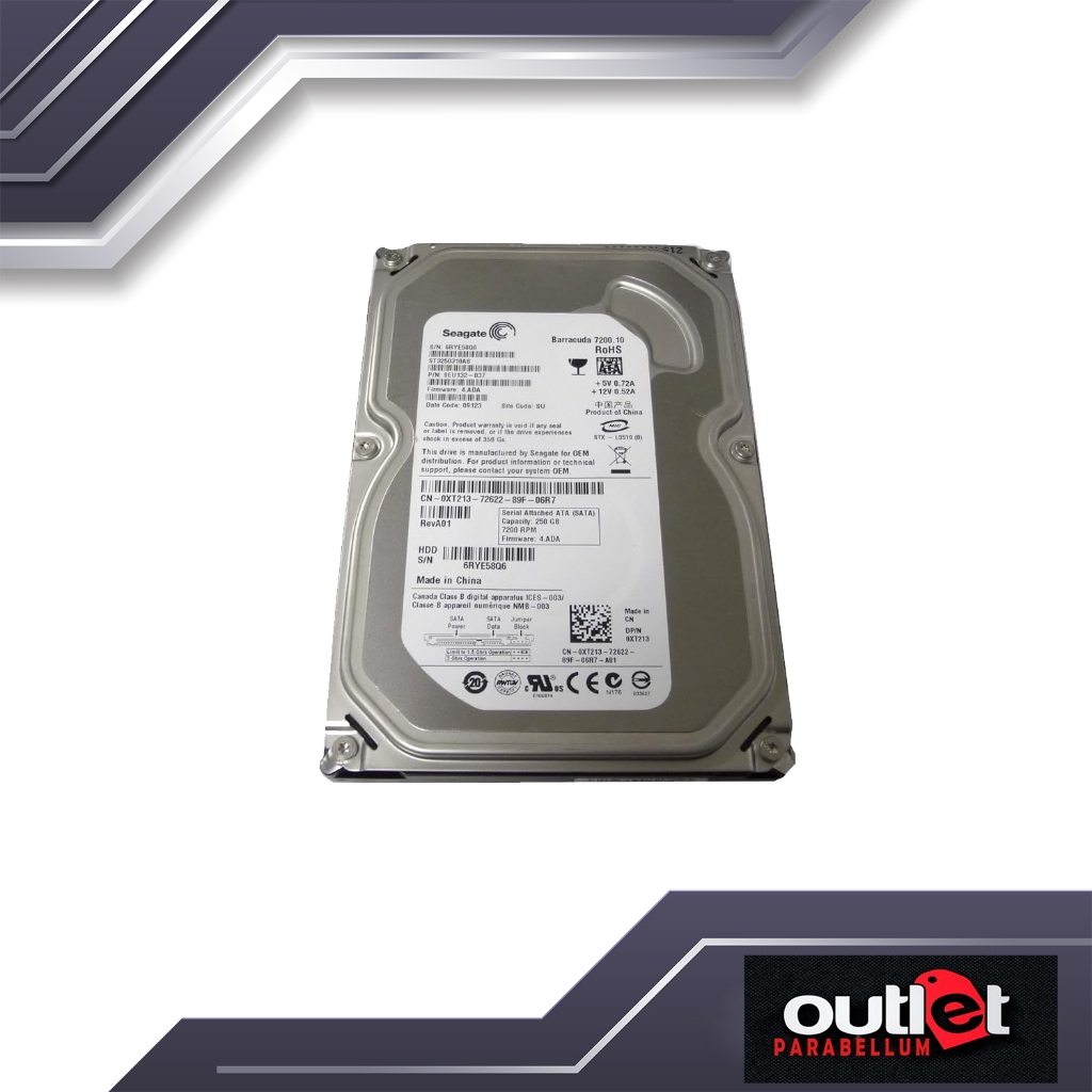 REFURBISHED Seagate Barracuda 250GB 7,200RPM SATA Hard Drive ST3250310AS | Shopee Philippines