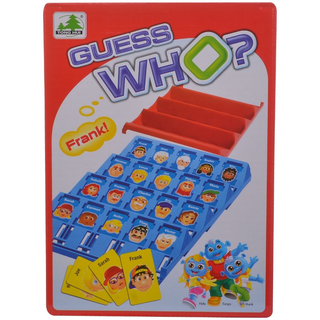 Honcer Toys 96pcs +2board Guess Who?Guessing Game For Kids Guessing ...