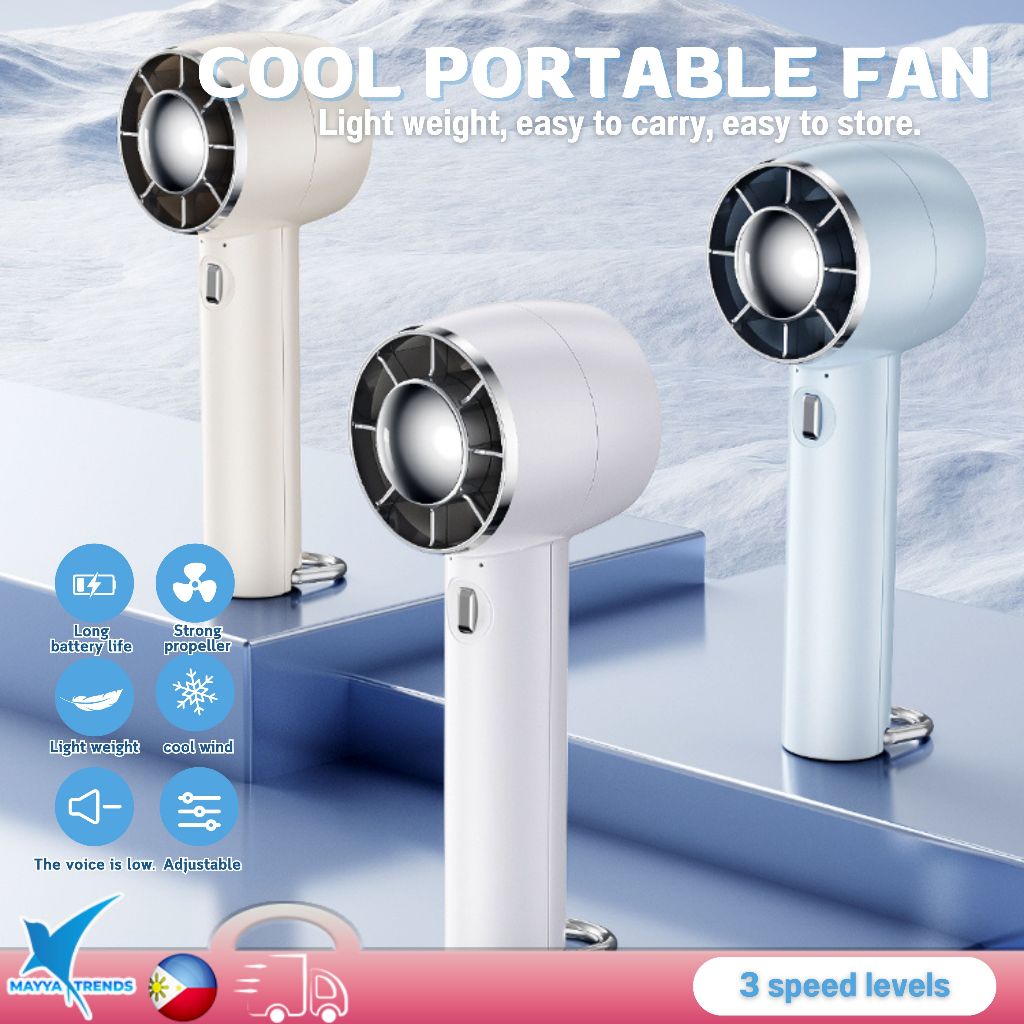 New Mini Handheld Ice Fan Portable Mountaineering Camping Usb ...