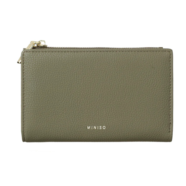 MINISO Two fold Zipped Women's Wallet | Shopee Philippines