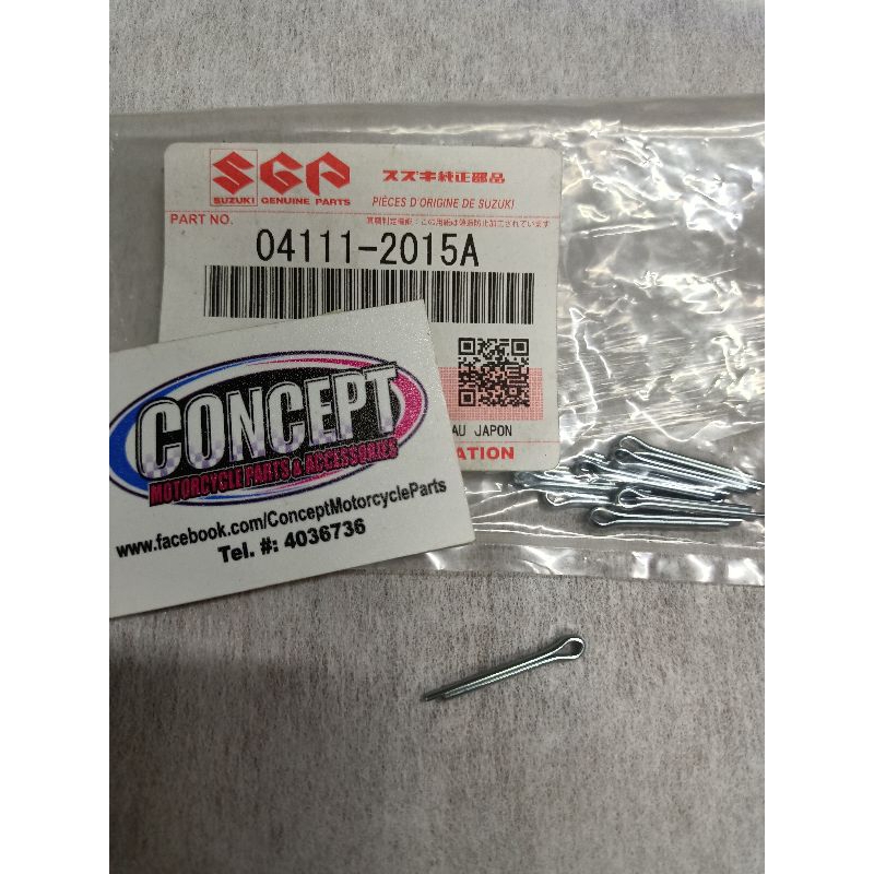 Genuine Suzuki Rod Cotter Pin for Raider 150 Carb type | Shopee Philippines