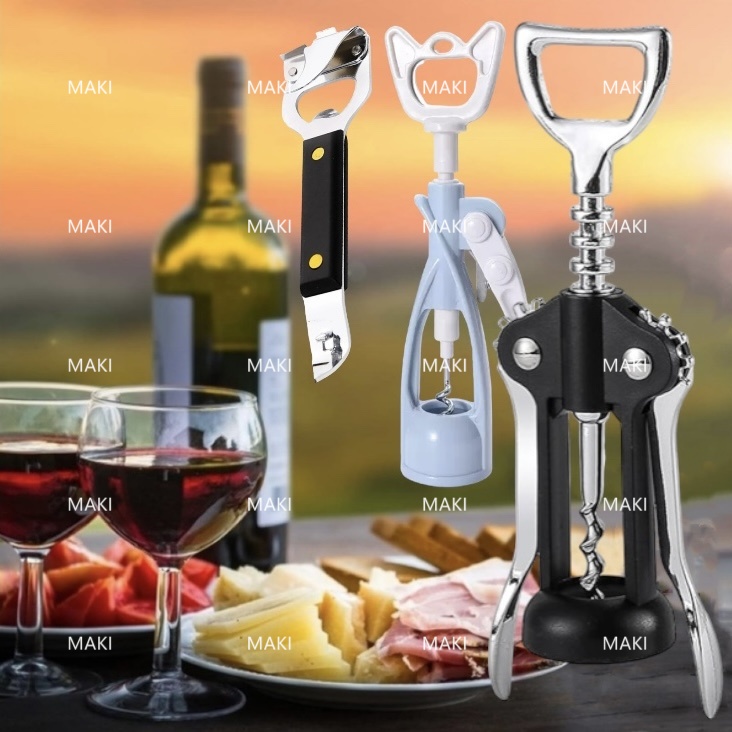stainless steel corkscrew wine opener can opener wine bottle opener ...