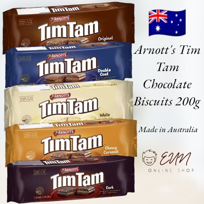 Tim Tam Chocolate Biscuits 200g {Imported from Austrailia 🇦🇺} | Shopee ...