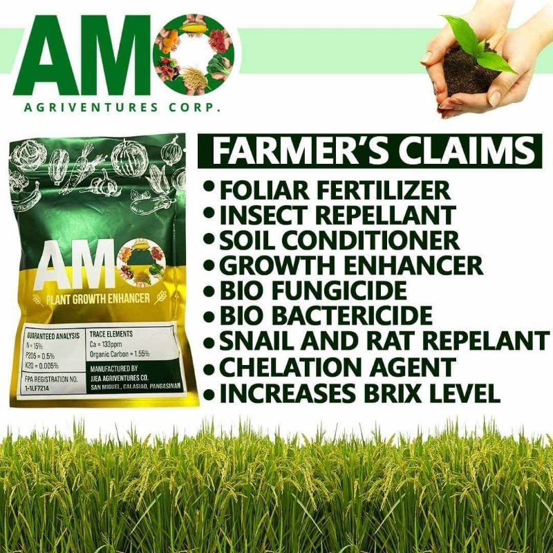 AMO Plant Growth Enhancer 100grams per pack Gold/Old Packaging | Shopee ...