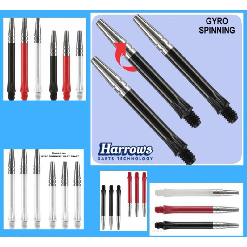 Harrows -Gyro (Spinning Nylon Shaft) -with Aluminum Tops | Shopee ...
