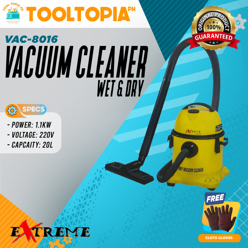 Extreme Vacuum Cleaner VAC-8016 HD & HIGH QUALITY + FREEBIES | Shopee ...