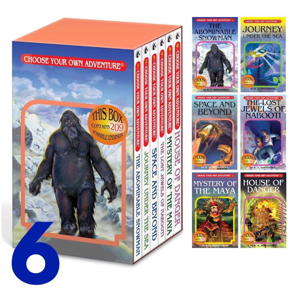 Choose Your Own Adventure 6 books Box Set (brand new softcover, box w ...
