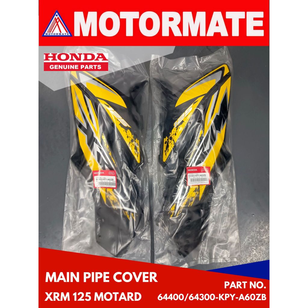Cover Main Pipe/Wings L/R XRM 125 Honda Original | Shopee Philippines